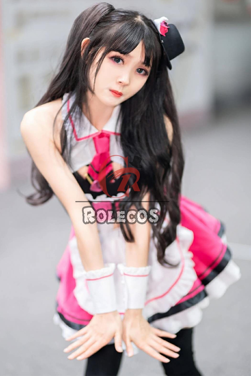 Fate Grand Order Tohsaka Rin Street Choco-Maid Game Cosplay Costumes ...